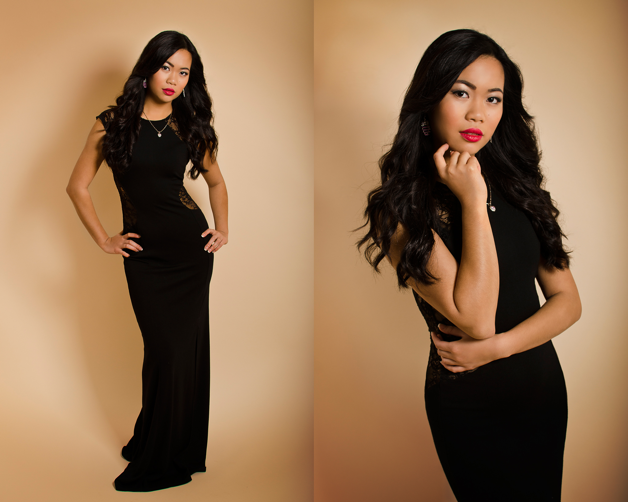 Lucy Nguyen – černé šaty @ Lucie Zemanová